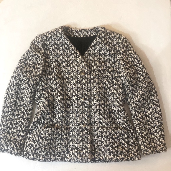 Davidow | Jackets & Coats | Vintage Davidow Blackwhite Wool Jacket ...